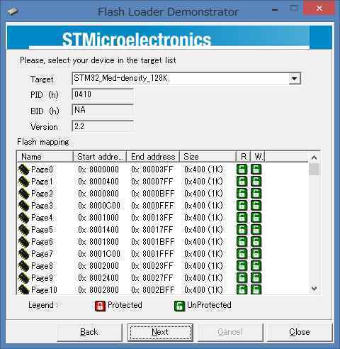 Naze32へFlash Loader Demonstratorを使ってhex/binを直接書き込み: 空飛ぶパソコン